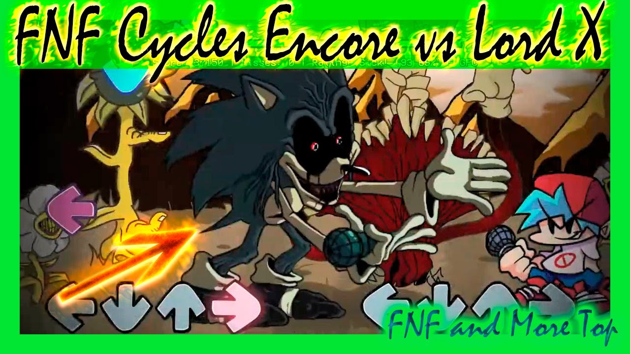 FNF Cycles Encore vs Lord X - YouTube