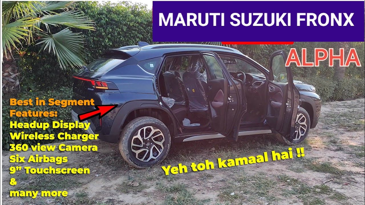 MARUTI SUZUKI FRONX ALPHA ! BEST in SEGMENT FEATURES ️ - YouTube