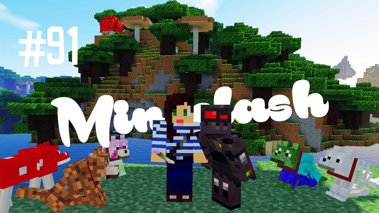 STACY'S WOLVES MOD CHALLENGE - MINECLASH (EP.91) - YouTube