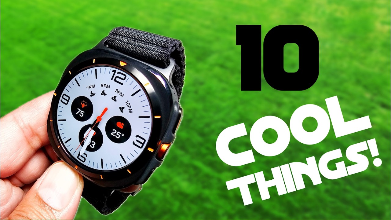 10 cool things to do with Samsung Galaxy Watch Ultra! - YouTube