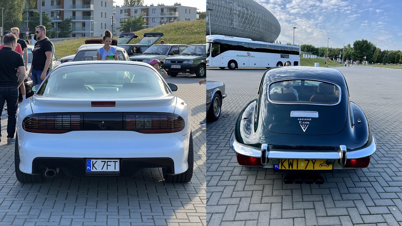 Classic Car Meet - Pontiac Firebird, Jaguar E-Type V12, Datsun 240Z ...