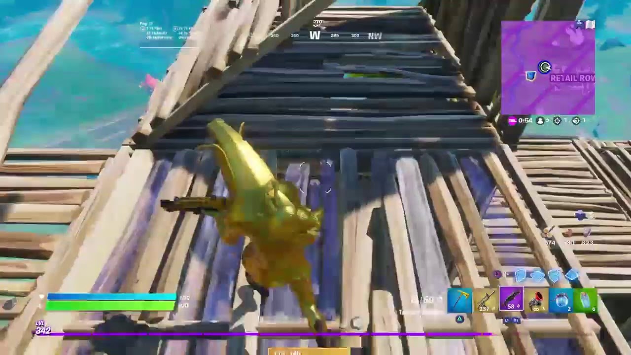 FULLY GOLDEN Agent Peely Solos in Fortnite! | LIVE - YouTube