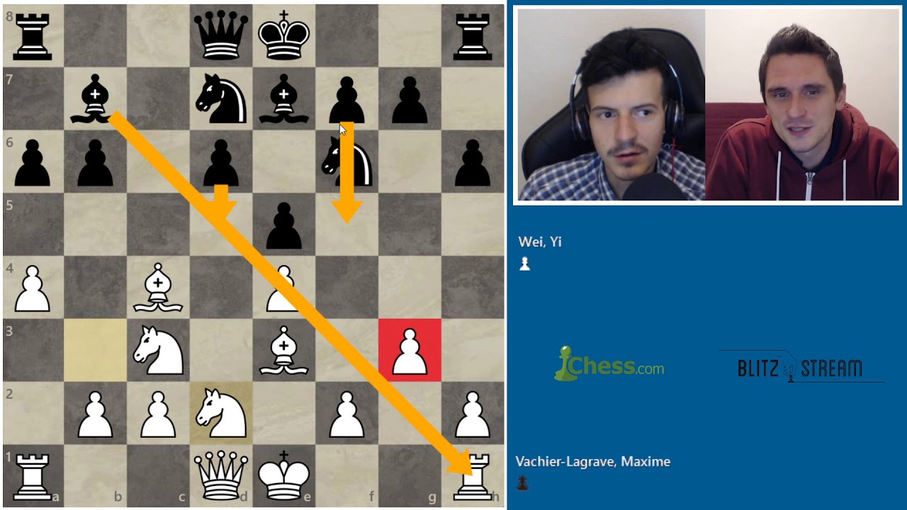 Maxime Vachier Lagrave bien aidé par Matthieu Cornette qui nous ...
