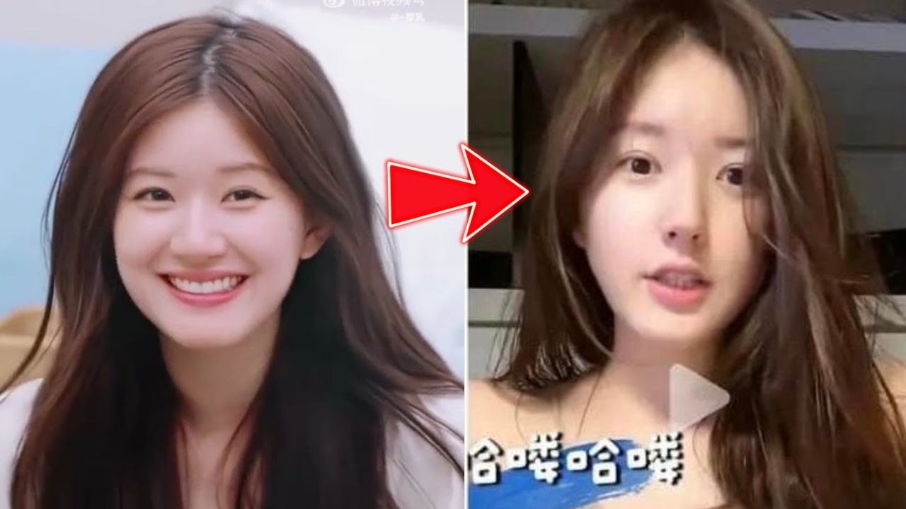 Zhao Lusi is suspected of fixing nose, making her face look stiff - YouTube