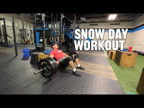 Ep.56 -Snow Day Workout - Leg Day Vlog - YouTube
