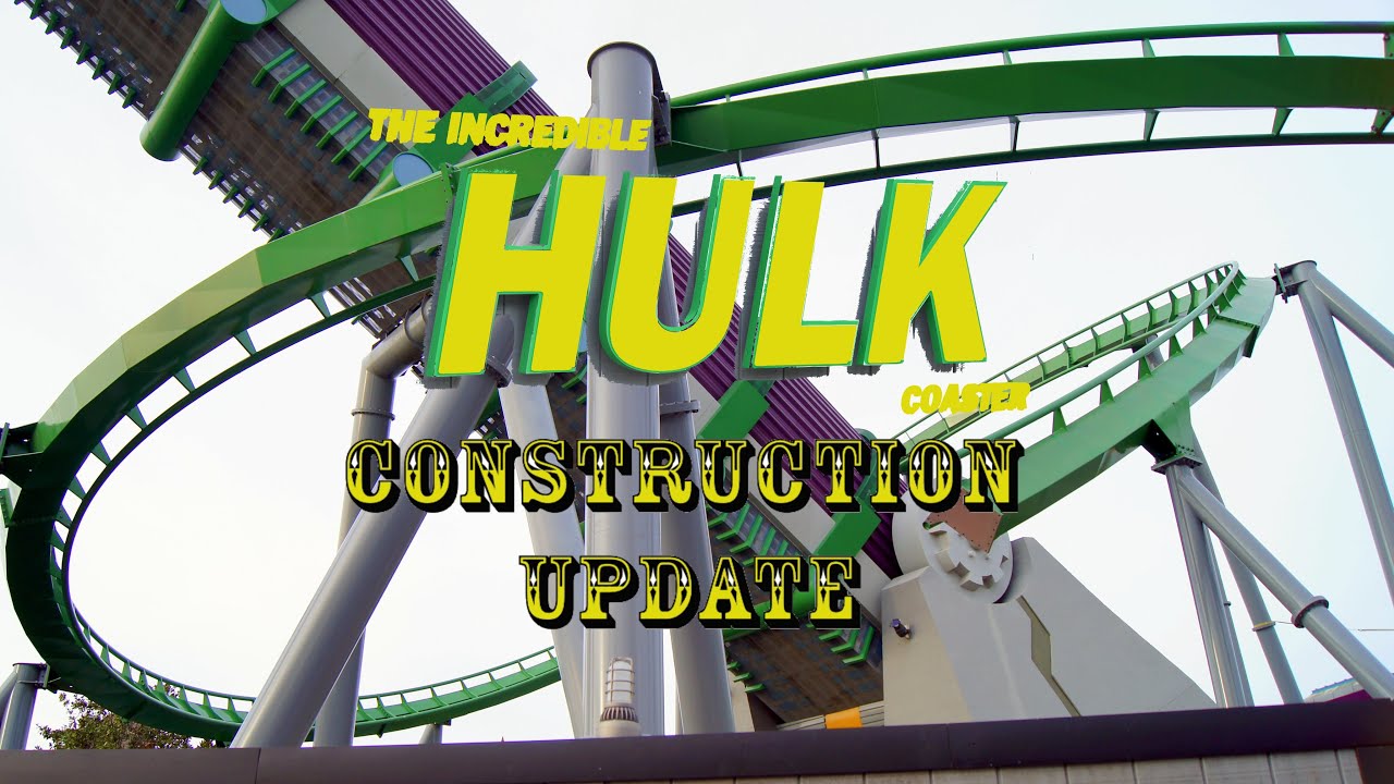 Incredible Hulk Coaster Layout