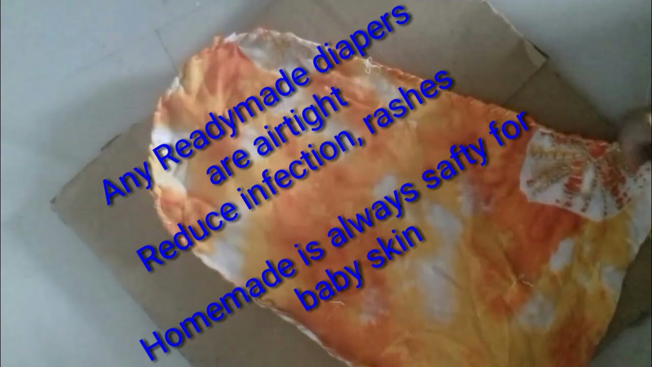 D.I.Y washable diaper || How to make homemade diaper - YouTube