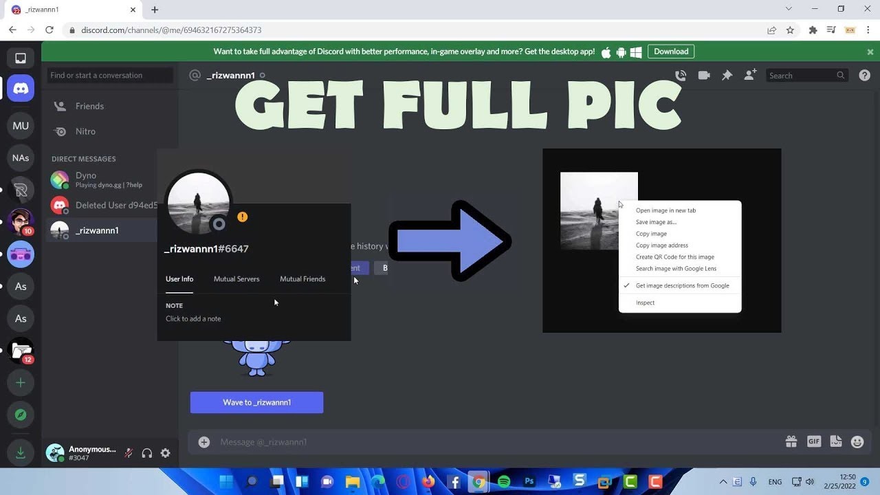 How To Copy Someone's or your Discord Profile Picture | Save Discord ...