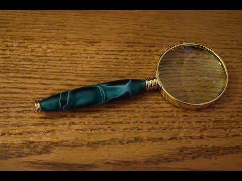 How to Turn a Magnifying Glass (woodlogger.com) - YouTube