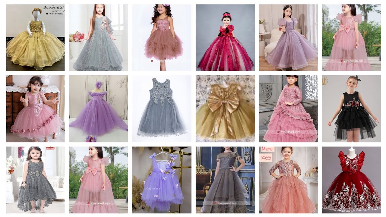 Baby Net Frock Designs/party Wear Winter Dress Designs2025/Beautiful ...