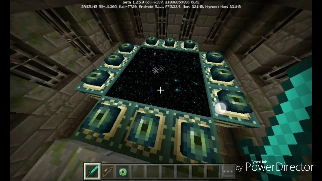 Cara masuk ke portal ender lalu melawan dragon ender.emang bisa ...