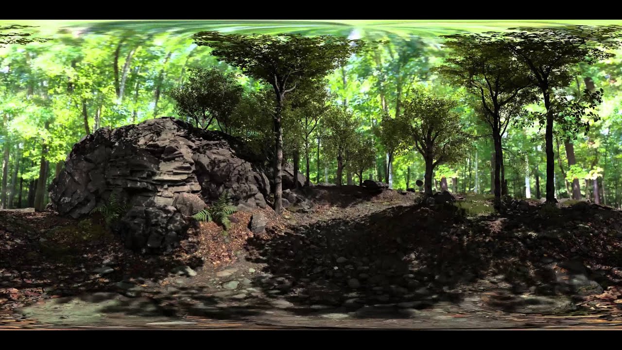 Unreal Engine 4 360 Panoramic video test, 4k x 2k, 30fps - YouTube