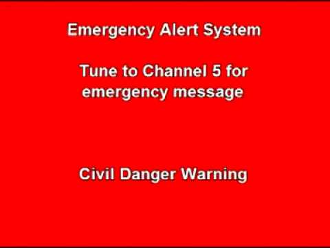 [EAS Mock-up] Civil Danger Warning - YouTube