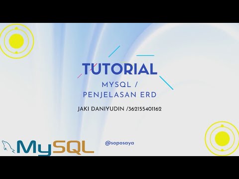 1. Mysql Tutorial // Penjelasan ERD - YouTube
