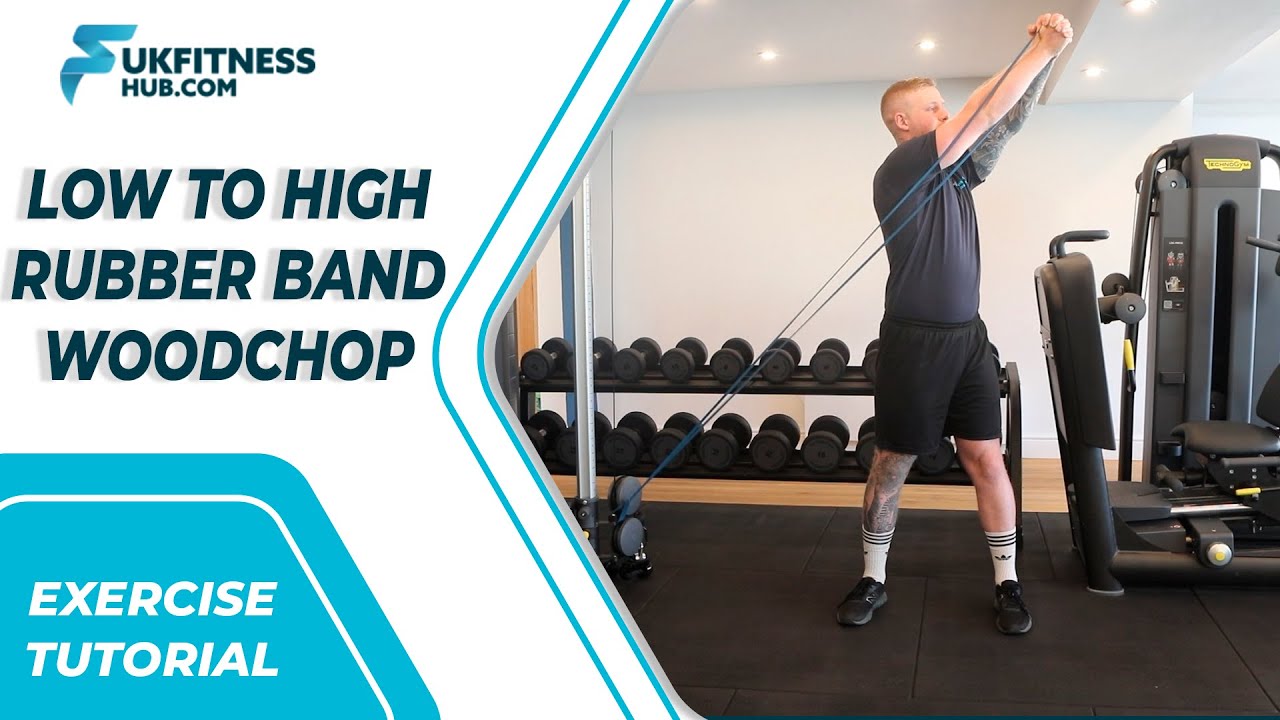 Exercise Tutorial: Low To High Rubber Band Woodchop - YouTube