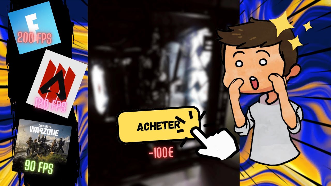 Un PC GAMEUR Pour moins de 100 € !!! - YouTube