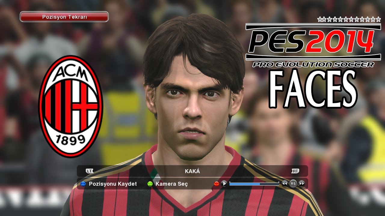 Pro Evolution Soccer 2014 (PES 2014) - AC Milan Player Faces - YouTube