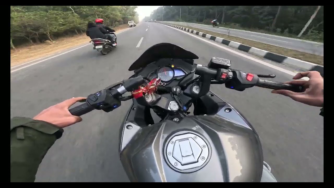 Full Speed 150/kmh Pulsar Rs200 top speed bs6 - YouTube