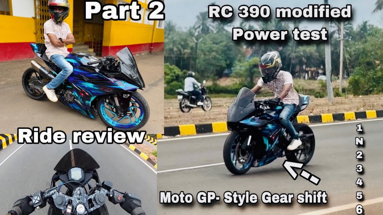 KTM rc 390 modified power test & ride review | ktm rc 390 modified with ...