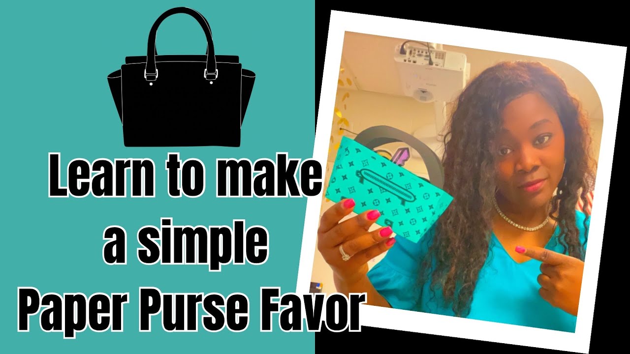 Paper purse tutorial - YouTube