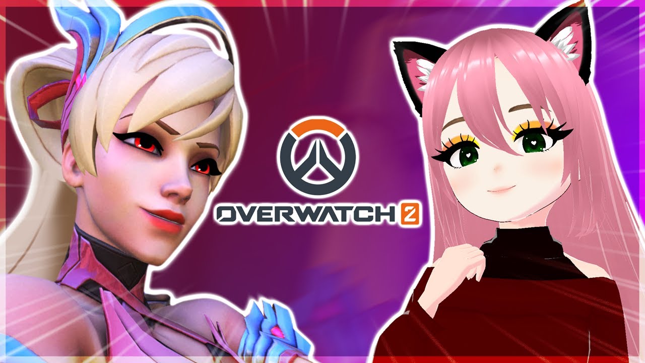 Mercy catgirl tries to hit Grandmaster again 💗 Overwatch 2 Ranked - YouTube