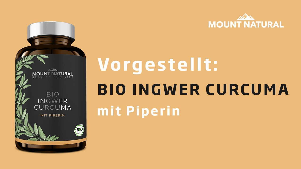 Vorgestellt: Unser BIO INGWER CURCUMA mit Piperin - YouTube