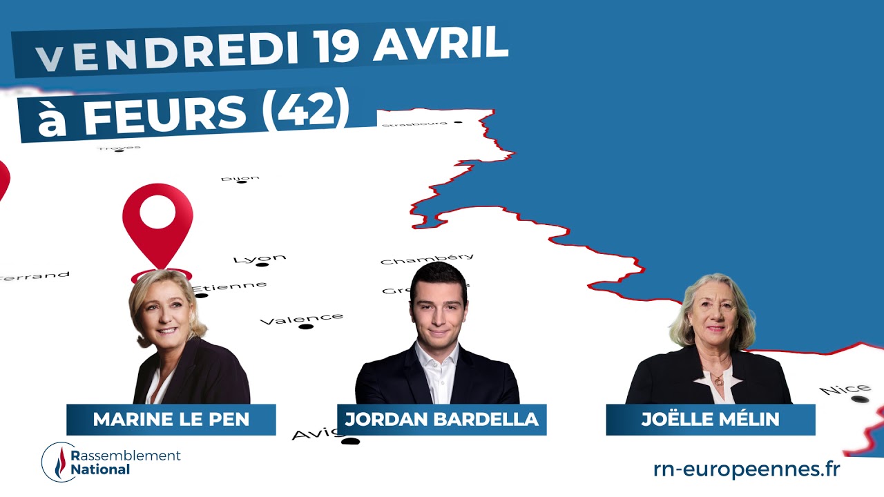 Venez rencontrer les candidats du RN partout en France au mois d'avril ...