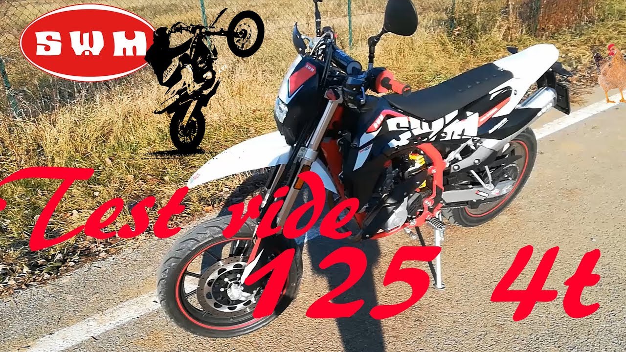 TEST RIDE SWM 125 4t - YouTube