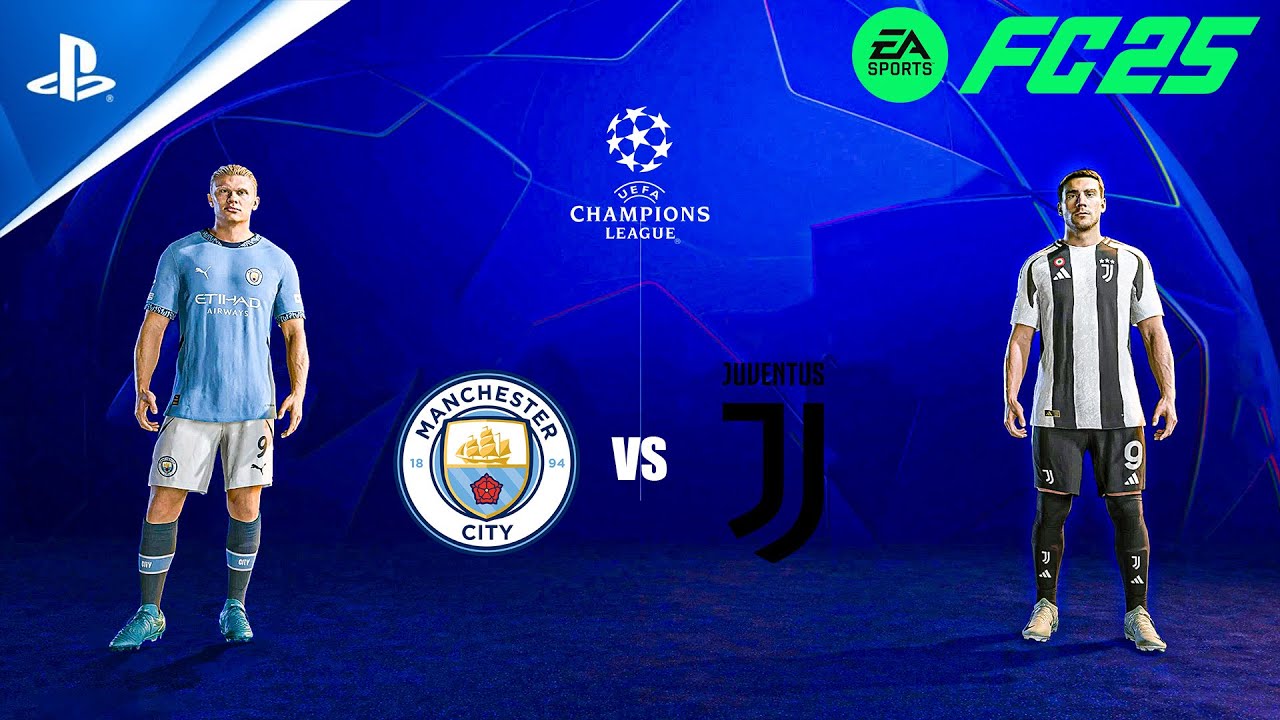 FC 25 - Manchester City VS Juventus - Champions League 24/25 | PS5 ...
