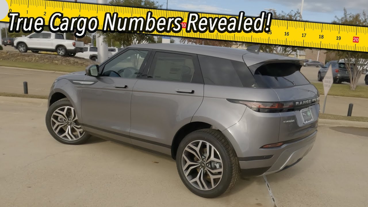 2023 Range Rover Evoque - True Cargo Capacity Given In Inches - YouTube