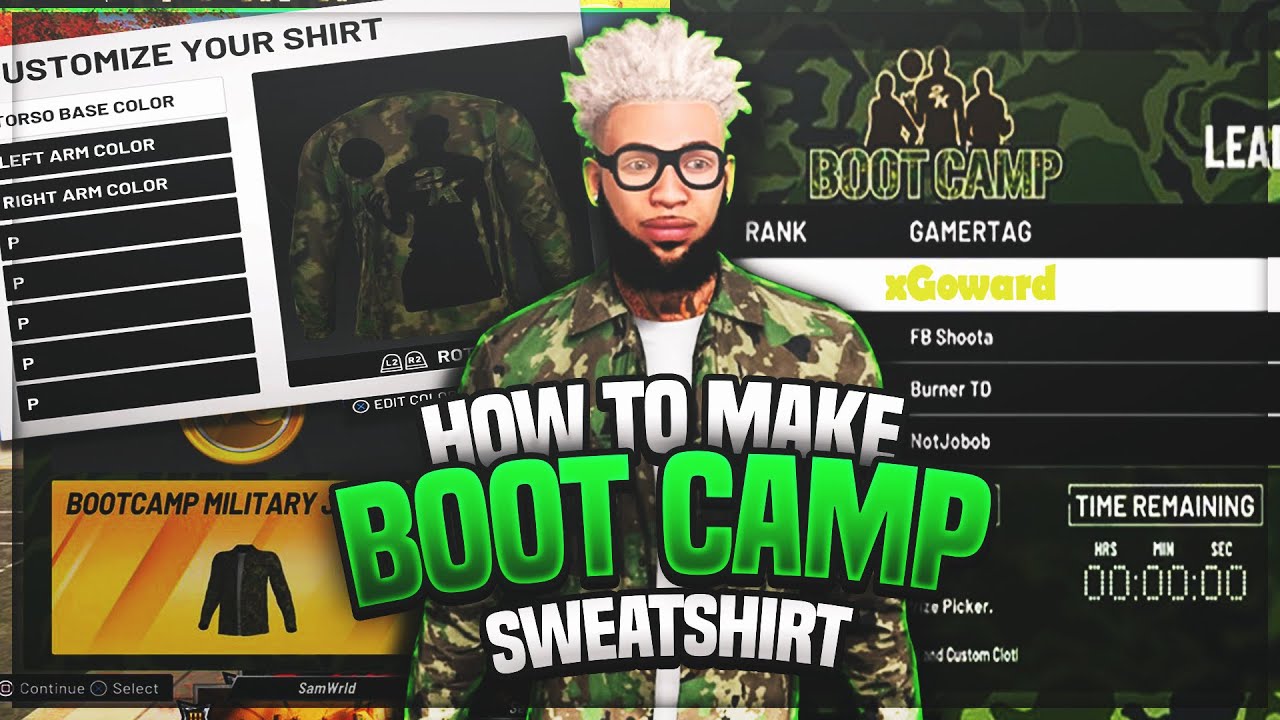 NBA 2K20 CUSTOM BOOT CAMP JACKET 🔥 - YouTube