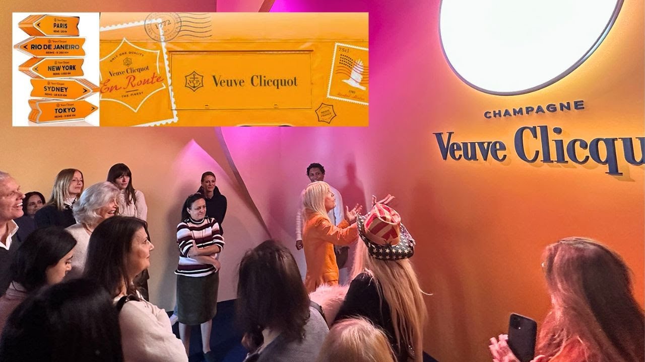 Step Inside the Veuve Clicquot Pop-up Museum Tour, Champagne Dreams Come True, Beverly Hills [4K ...