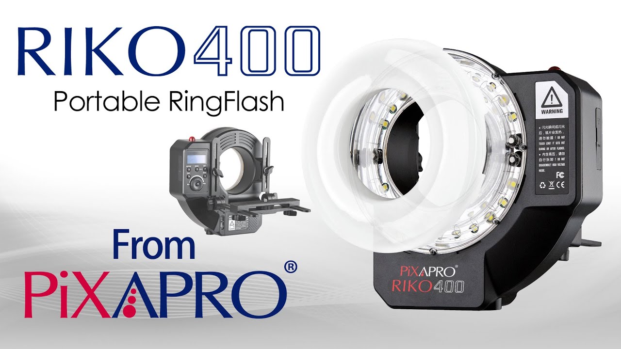 PIXAPRO® RIKO 400 Portable Ring Flash - YouTube