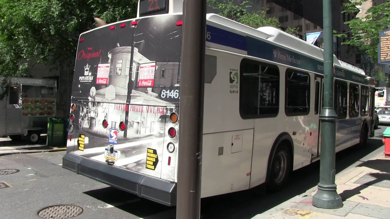 SEPTA - New Flyer DE40LF Route 21 #8146 - YouTube
