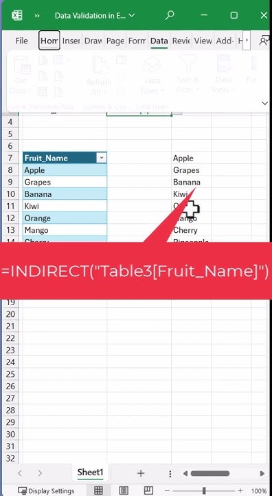 Dynamic Data validation list to include new items #exceltech #excel #exceltricks #datavalidation ...