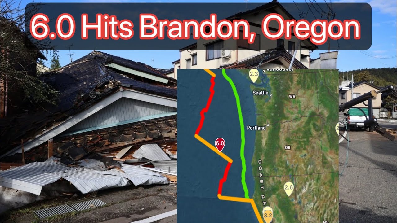 6.0 Mag Earthquake Oregon - YouTube