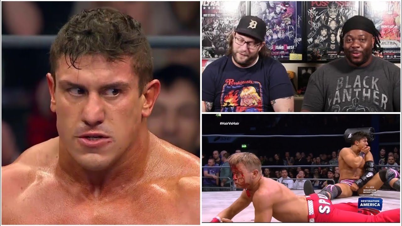 Make Me A Fan of EC3! We watch EC3 vs. Rockstar Spud in a Hair vs Hair ...