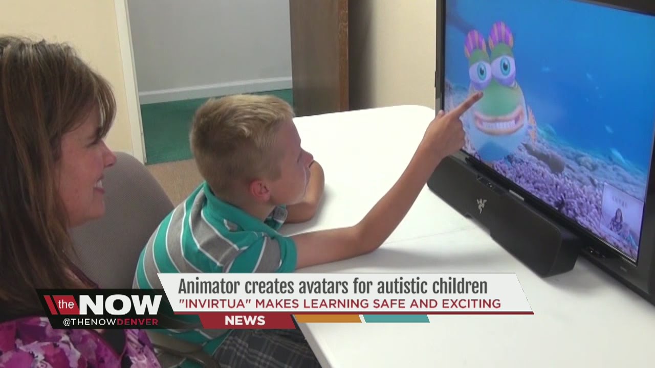 Animator creates digital avatars for autistic children - YouTube