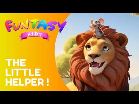 The Lion and the Tiny Mouse | The Little Helper | English kids' story ...