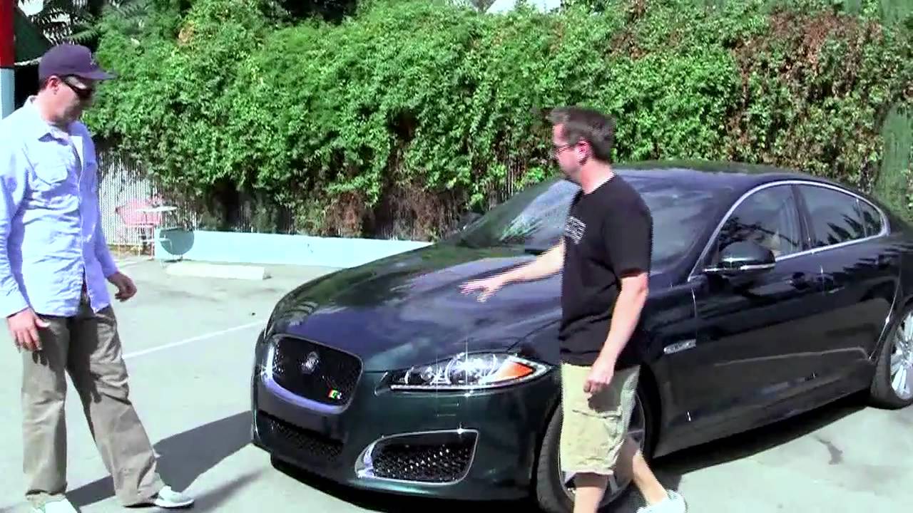 2013 Supercharged Jaguar XFR on CarCast With Adam Carolla - YouTube