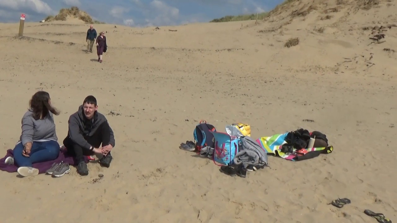 Day Out to Thornby Beach 2020 - YouTube