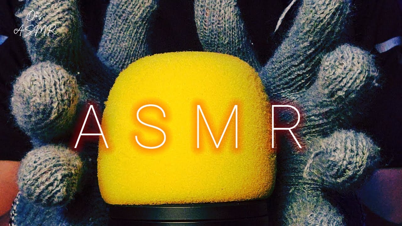 ASMR - Scratching microphone with wool gloves - YouTube