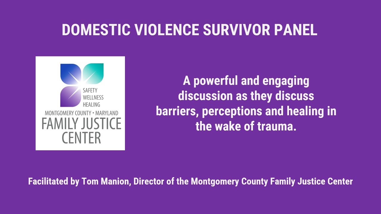 Domestic Violence Awareness Month Survivor Panel - YouTube