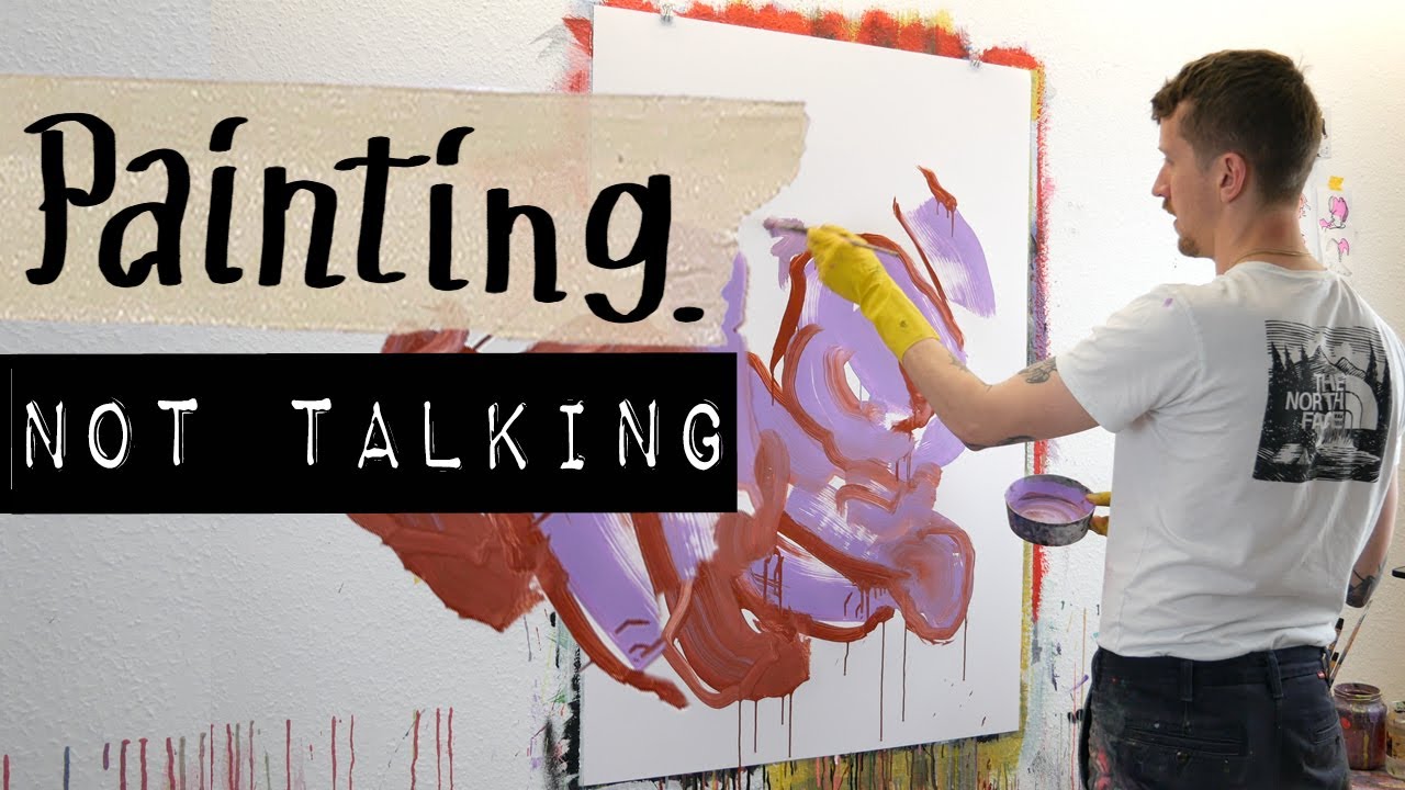 No talk, only paint, sit back and relax. | PAINTING VIDEO | Part 66 ...