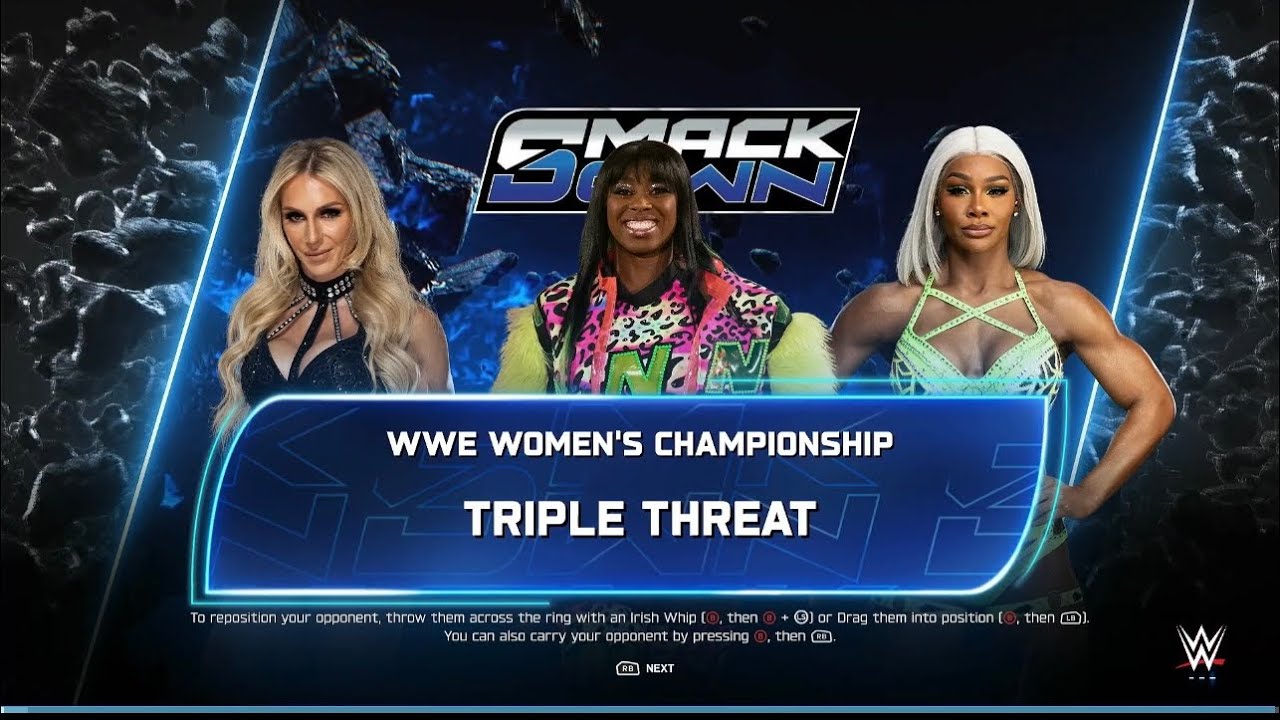 Charlotte Flair vs Naomi vs Jade Cargill-WWE Women's Championship - YouTube