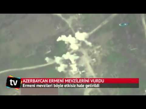 Azerbaycan Ermeni mevzilerini vurdu