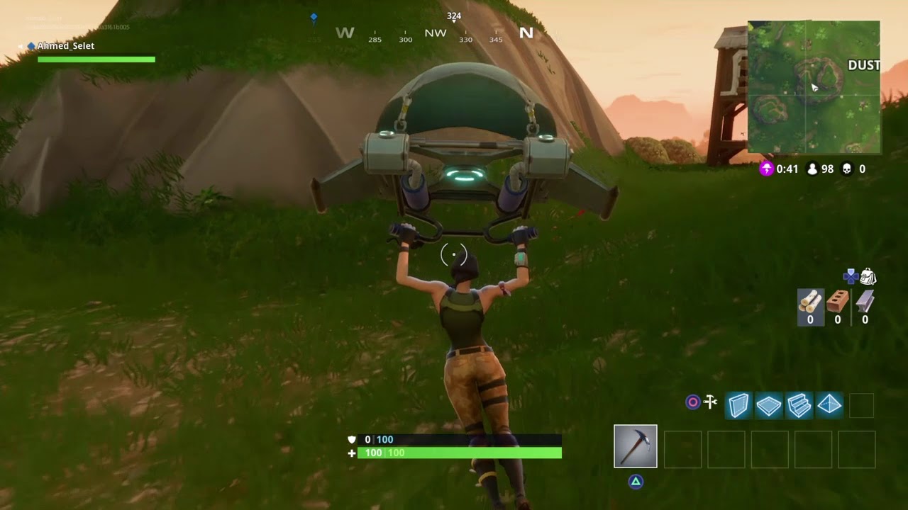 First fortnight gam ever( part 1 ) - YouTube