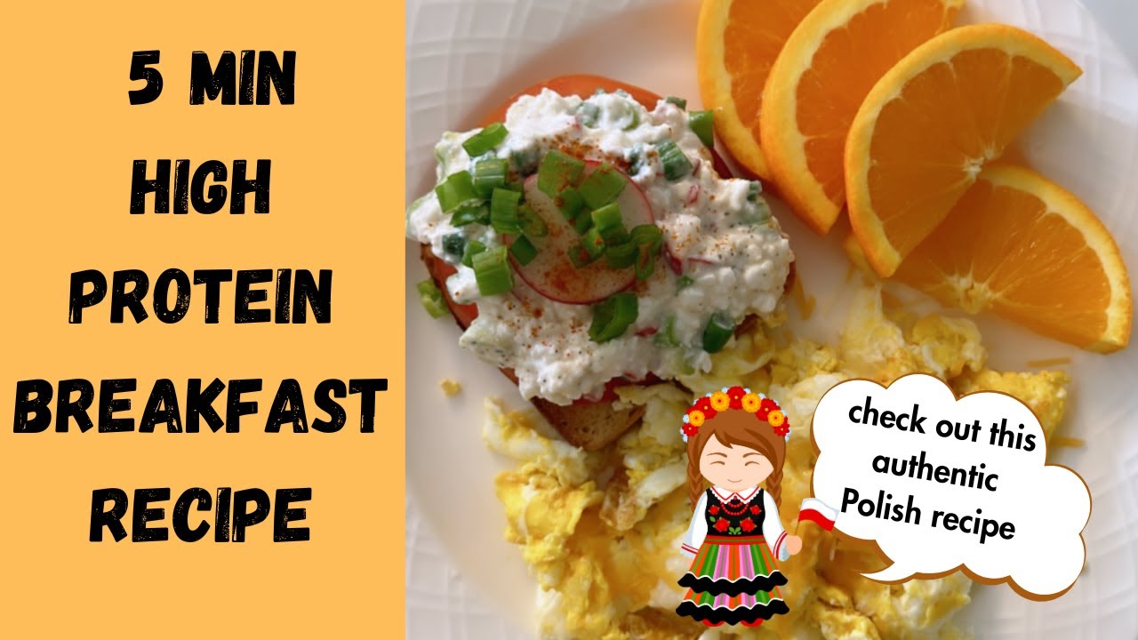 Quick High Protein Breakfast: Polish Cottage Cheese Recipe - YouTube