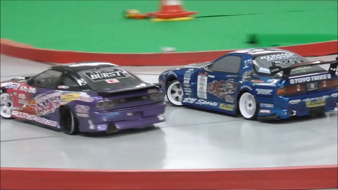 Mさん（Nくんのニューシャーシ） 2WD ドリフト YOKOMO YD2 SX2 ノーマル シェイクダウン走行動画 RWD DRIFT RC ...