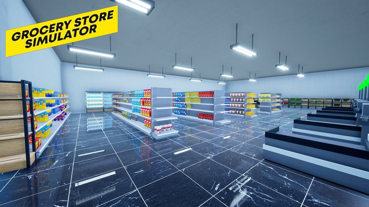 Grocery Store Simulator: Stocking Up the Entire Store + Live Stream ...